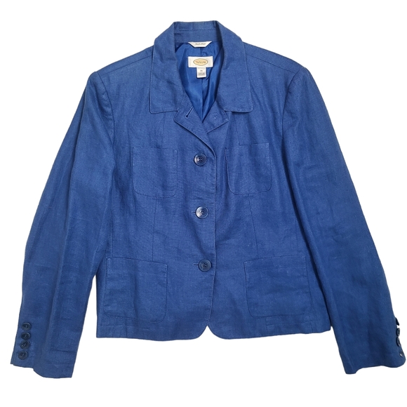 Talbots | Jackets & Coats | Talbots Size 4 Irish Linen Jacket | Poshmark